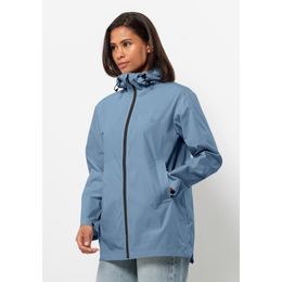 Jack Wolfskin Outdoorjacke »DESERT WIND JKT W« mit Kapuze elemental-blue L (42/44) L (42/44) 2 Hüfttaschen