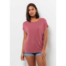Jack Wolfskin Rundhalsshirt »MOLA T W« soft-pink M (38/40) M (38/40) Weiches Single-Jersey-Gewebe