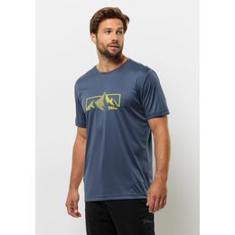 Jack Wolfskin T-Shirt »PEAK GRAPHIC T M« evening-sky XL (54/56) XL (54/56) Weich und komfortabel