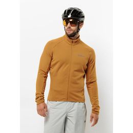Jack Wolfskin Fleecejacke »GRAVEX THERMO FZ M« salted-caramel XXL (58) XXL (58) Reflektierende Details