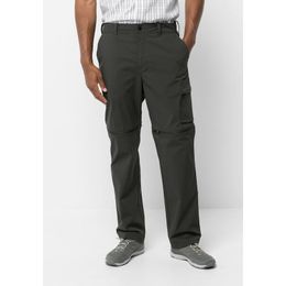 Jack Wolfskin Trekkinghose &raquo;WANDERTHIRST ZIP PANTS M&laquo; granite-black 56 - Normalgr&ouml;&szlig;en Normalgr&ouml;&szlig;en 56 Robuste Outdoor-Hose mit UV-Schutz