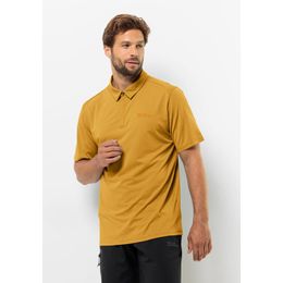 Jack Wolfskin Poloshirt »DELGAMI POLO M« curry S (48) S (48) Geruchshemmend