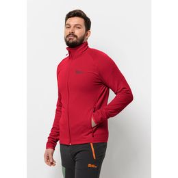 Jack Wolfskin Fleecejacke »BAISELBERG FZ M« red-glow XXL (58) XXL (58) Weiche, elastische Fleece-Jacke