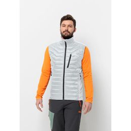 Jack Wolfskin Funktionsweste »ROUTEBURN PRO INS VEST M« cool-grey S (48) S (48) Stretch-Fleece-Einsätze
