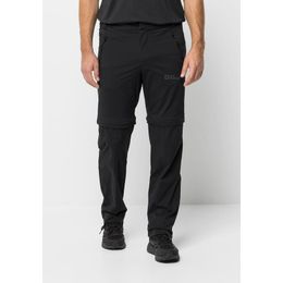 Jack Wolfskin Trekkinghose »GLASTAL ZIP OFF PANTS M« black 58 - Normalgrößen Normalgrößen 58 Softshellhose für Wander- und Trekkingtouren