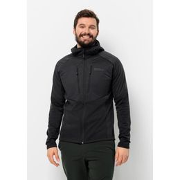 Jack Wolfskin Kapuzenfleecejacke &raquo;ALPGRAT PRO INS FZ M&laquo; mit Kapuze black S (48) S (48) W&auml;rmende Fleecejacke mit 60g PRIMALOFT-F&uuml;llung