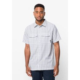 Jack Wolfskin Funktionshemd »THOMPSON SHIRT MEN« white-rush-checks XL (54/56) - Normalgrößen Normalgrößen XL (54/56) Wander- und Reisehemd