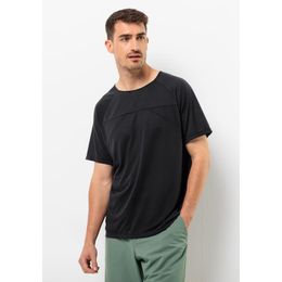 Jack Wolfskin T-Shirt &raquo;WANDERWORD T M&laquo; granite-black S (48) S (48) Leichtes T-Shirt