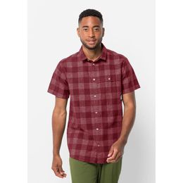 Jack Wolfskin Funktionshemd »HIGHLANDS SHIRT M« deep-ruby-check M (50) - Normalgrößen Normalgrößen M (50) Für Reise und Freizeit