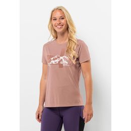 Jack Wolfskin T-Shirt »VONNAN S/S GRAPHIC T W« rose-dawn XL (46) XL (46) Funktionales T-Shirt