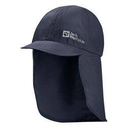 Jack Wolfskin Baseball Cap »CANYON CAP K« night-blue M Sonnenschutzkappe mit Nackenschutz