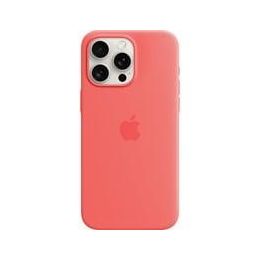 Apple Silikon Case mit MagSafe, Handyhülle hellrot, iPhone 15 Pro Max Typ: Handyhülle Geeignet für: iPhone 15 Pro Max Material: Silikon