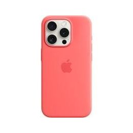 Apple Silikon Case mit MagSafe, Handyhülle hellrot, iPhone 15 Pro Typ: Handyhülle Geeignet für: iPhone 15 Pro Material: Silikon