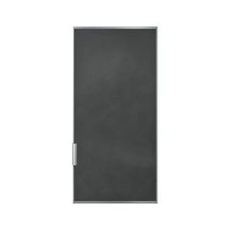 Dekortür 122 cm KF1413S0, Blende schwarz/aluminium Geeignet für: Kühlschrank Kompatibel mit: Neff Kühlschrank Verwendungszweck: Dekortür