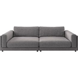 3C Candy Big-Sofa Karalis, auch in Cord-Bezug, lose Kissen, loungige Bequemlichkeit, grau