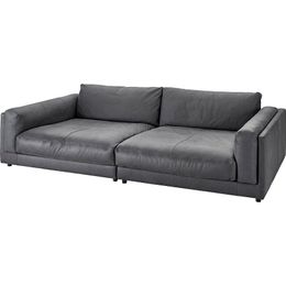 3C Candy Big-Sofa Karalis, auch in Cord-Bezug, lose Kissen, loungige Bequemlichkeit, schwarz