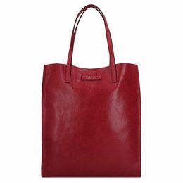 The Bridge Mirra Shopper Tasche Leder 33 cm berry