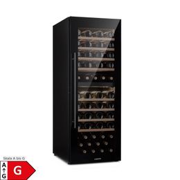 Klarstein Barossa 77 Duo Weink&uuml;hlschrank 2 Zonen 191 L 77 Fl. Touch LED schwarz