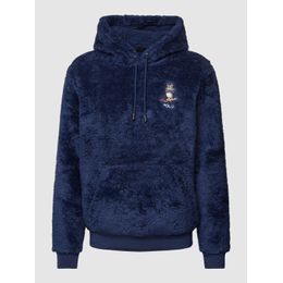 Polo Ralph Lauren Hoodie mit Motiv- und Label-Stitching