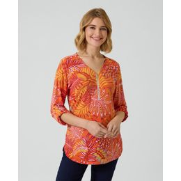 Couture Line Blusenshirt mit Blätter-Print