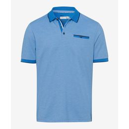 Brax Herren Poloshirt Style PETTER, Blau, Gr. 5XL