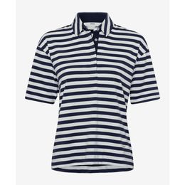 Brax Damen Poloshirt Style CLEA, Blau, Gr. 34