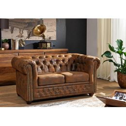 Massivmöbel24 Massivmoebel24 Chesterfield-Sofa CHESTERFIELD