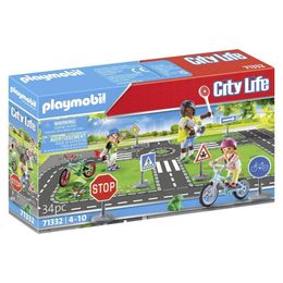 Playmobil® Konstruktions-Spielset Fahrradparcours