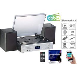 Auvisio Musikanlage MHX-620 Plattenspieler/Digitalisierer