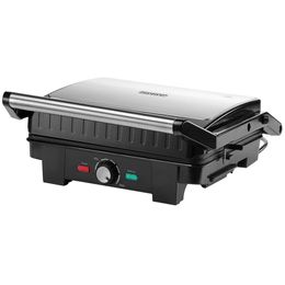 Monzana® Kontaktgrill Silber 2200W