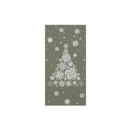 Chic Antique Papierserviette mit Weihnachtsbaum, L20/B10 cm, oliv