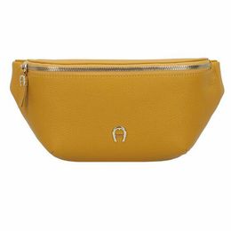 Aigner Fashion Gürteltasche Leder 24 cm tanned yellow