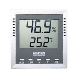 Venta Thermometer-Hygrometer 6011000 silber/grau Anzeige: Digital, Celsius (°C) Funktionen: Anzeige der Min-/Max-Werte