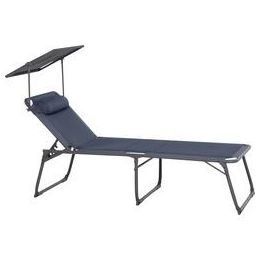 siena GARDEN Campingliege Premium blau