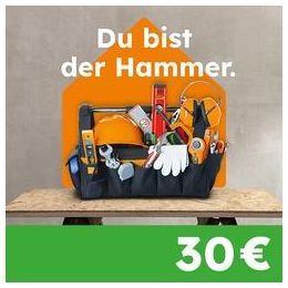 Globus Baumarkt Geschenkgutschein 30 EUR Geschenkkarte per E-Mail