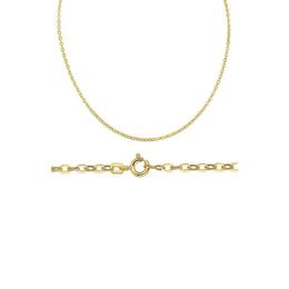Firetti Collierkettchen Schmuck Geschenk Gold 333 Halsschmuck Halskette Goldkette Ankerkette, Made in Germany, gelb|goldfarben