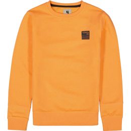 Garcia Sweatshirt, Patch, für Kinder, orange, 140/146