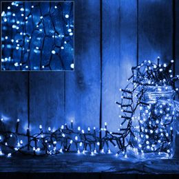 Deuba Weihnachtslichterkette 160 LED 115m blau