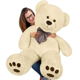 Casaria Deuba Teddy Bär XL - 100cm - creme