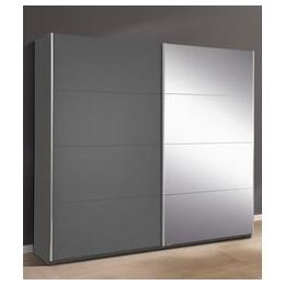 Schwebetürenschrank Rauch "Moita" Schränke Gr. B: 226 cm, grau (graumetallic)