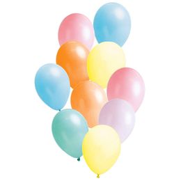 buttinette Luftballons "Pastell", 33 cm Ø, 10 Stück