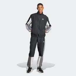 Trainingsanzug adidas Sportswear "M CB 3S TS" Gr. L, schwarz (black) Herren Sportanzüge Trainingsanzüge