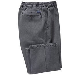 Bequeme Jeans Gr. 24, Unterbauchgrößen, grau (grey denim) Herren Jeans Hosen