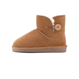 Gooce Snowboots 'Crestone' Damen Gr&ouml;&szlig;e 39 cognac / wei&szlig; Winterschuhe