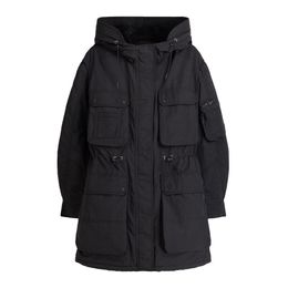 Bershka Parka Damen Größe XS schwarz