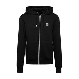 EA7 Emporio Armani Zip-Up Hoodie male Black size 3XL