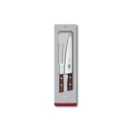 Victorinox Tranchierbesteck Victorinox Tranchier Set WOOD bestehend aus einem Tranchiermesser und einer Tranchiergabel