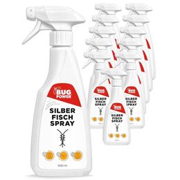 BugPower Insektenspray Silberfisch Spray gegen Papierfische & Silberfische