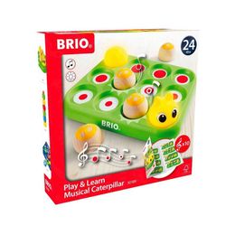 Brio® Spielzeug-Musikinstrument Brio Kleinkindwelt Holz Musikinstrument Musikspiel Raupe 5 Teile 30189