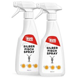 BugPower Insektenspray Silberfisch Spray gegen Papierfische & Silberfische